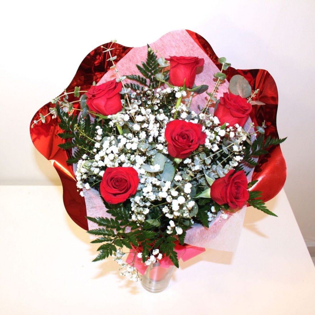 Ramo de 6 Rosas | Comprar Rosas Baratas Online - Floristeria Tornasol